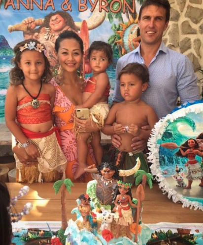 Indah Kalalo, Justin Werner dan Ketiga Anak Mereka