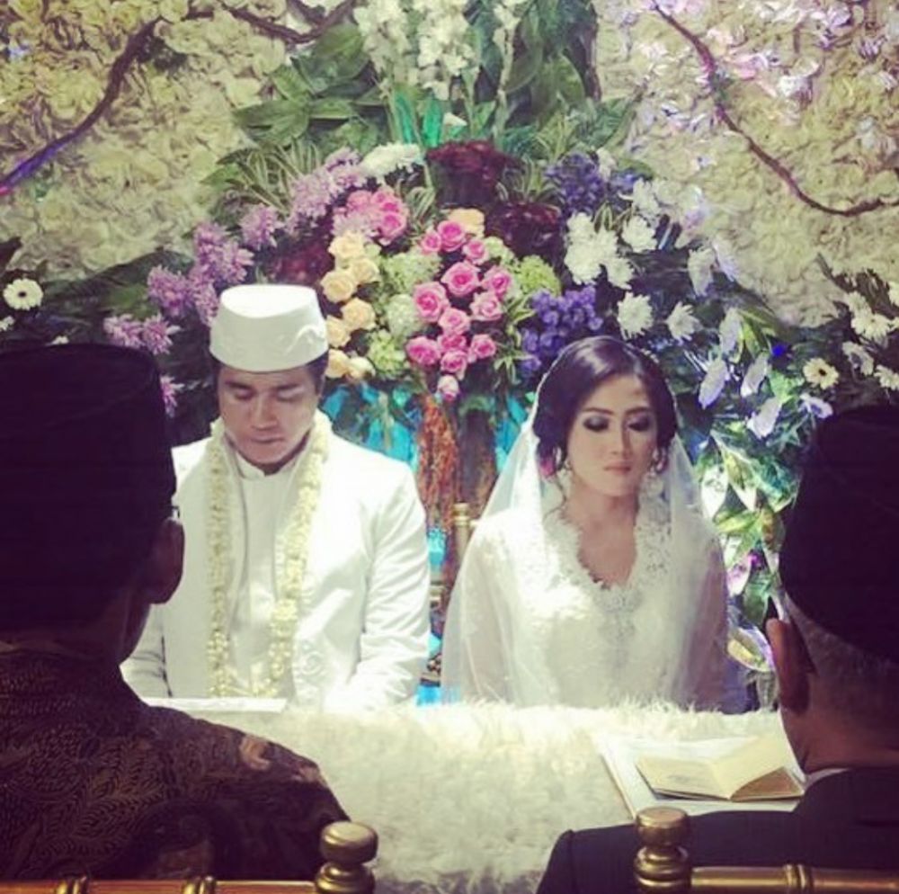 FOTO: Sederhana, Ini Fakta Pernikahan Adjie Pangestu dan Novia Petria