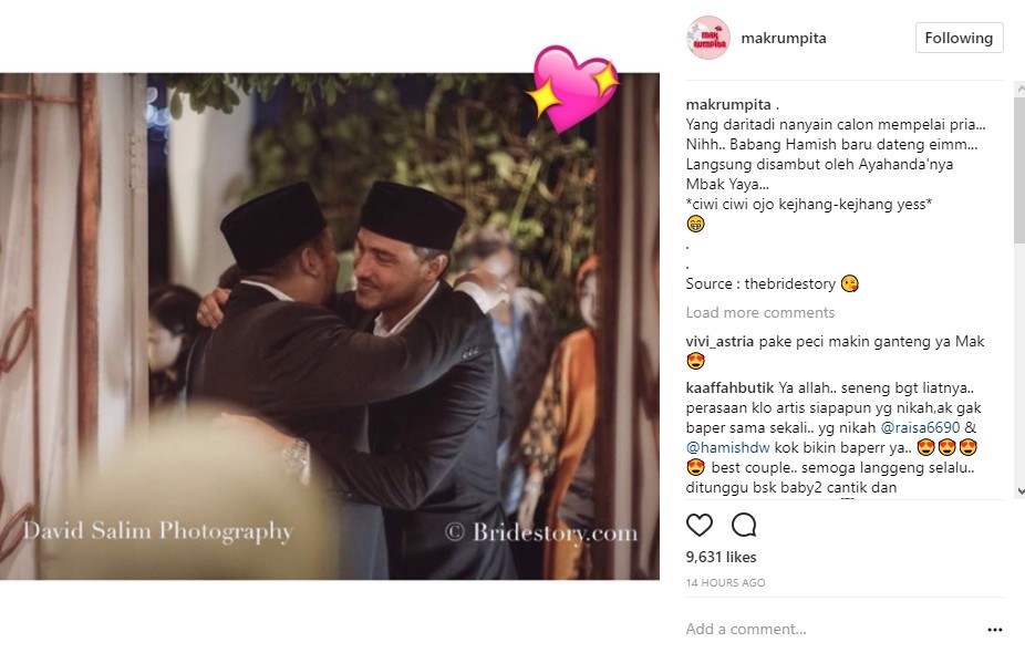 Bikin Haru, Begini Suasana Saat Ayah Raisa Sambut Hamish Daud