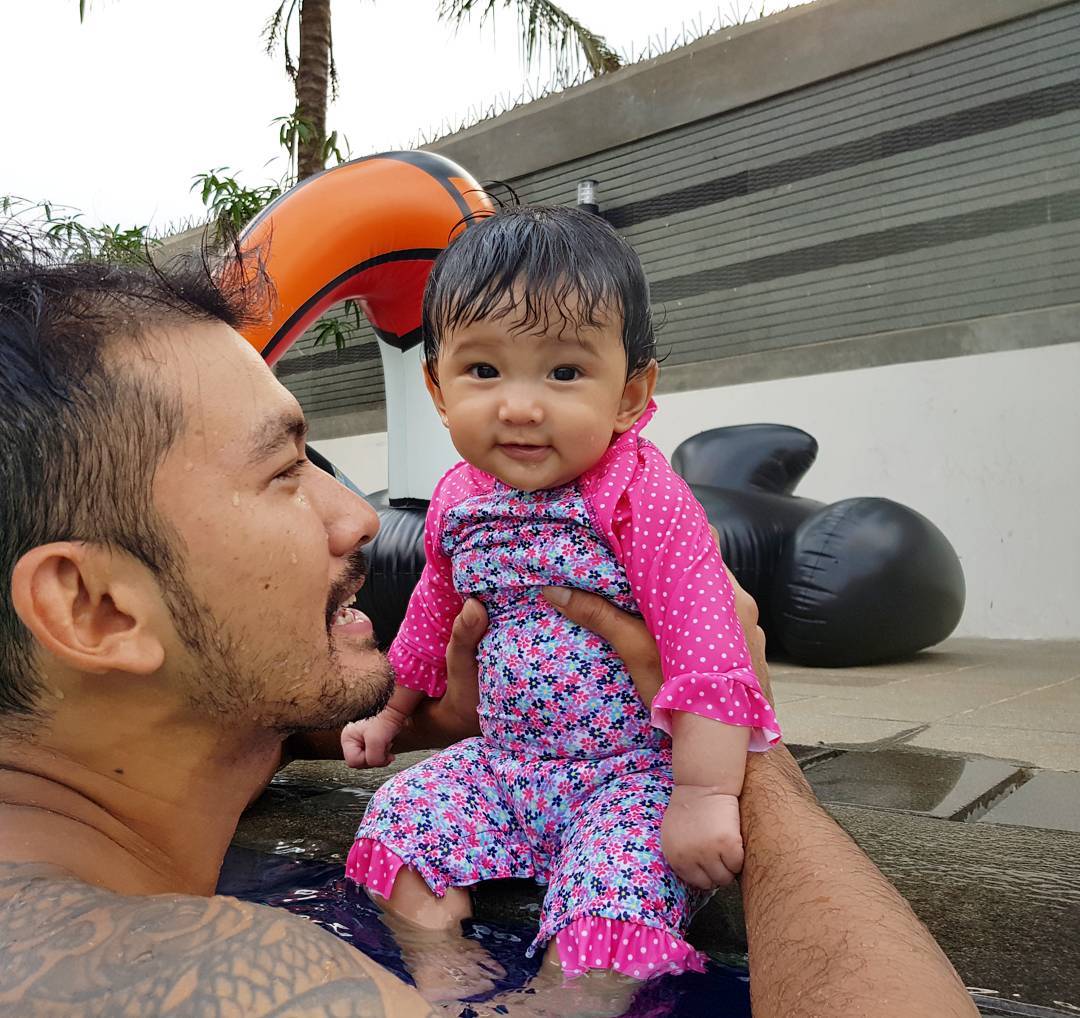 Gemas Banget, Begini Sederet Ekspresi Lucu Baby Salma, Anak Rio Dewanto ...