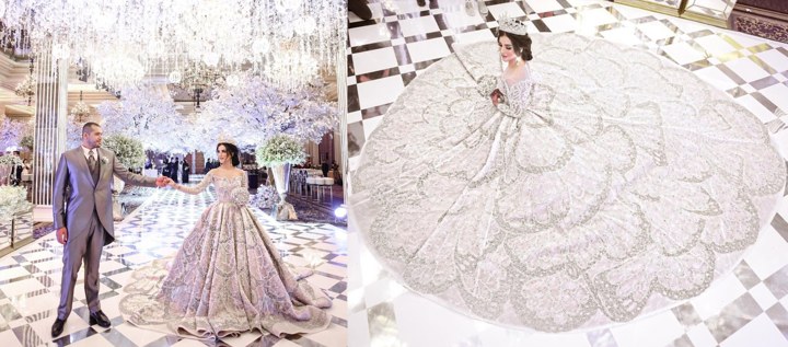 Cetar Banget! Ini 9 Gaun Pernikahan Artis Indonesia yang Mewah Bak Putri Raja