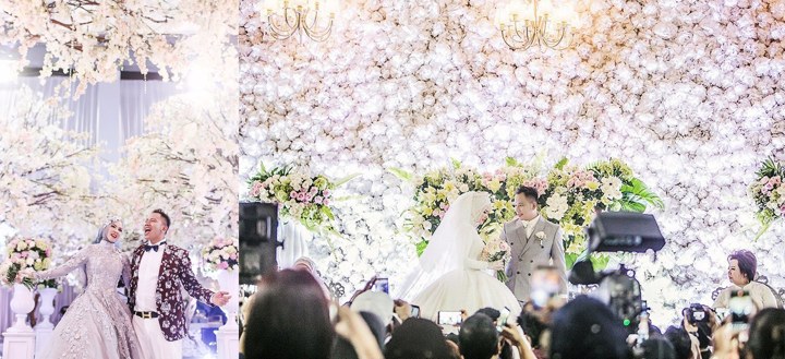 Cetar Banget! Ini 9 Gaun Pernikahan Artis Indonesia yang Mewah Bak Putri Raja