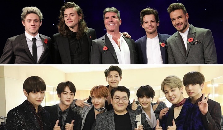 BTS Dan One Direction Disandingkan di Sebuah Award, Kedua Fans Tak ...