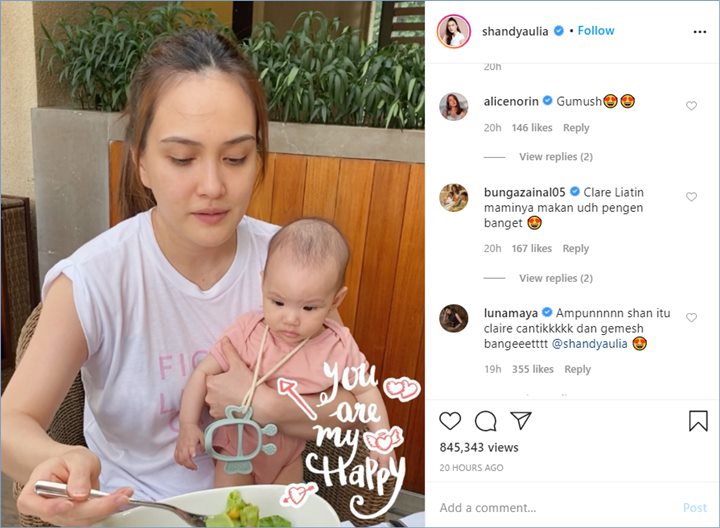 Shandy Aulia Kerjain Sang Putri, Luna Maya Cs Gercep Komentar Heboh