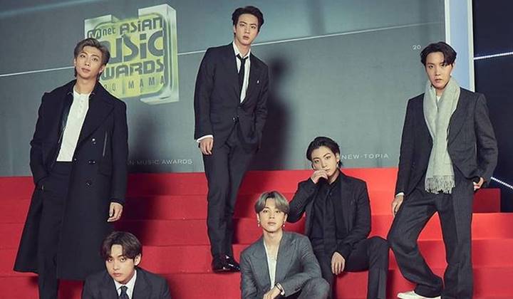 BTS Melesat di Diagram Perolehan Trofi, Fans Auto Bangga