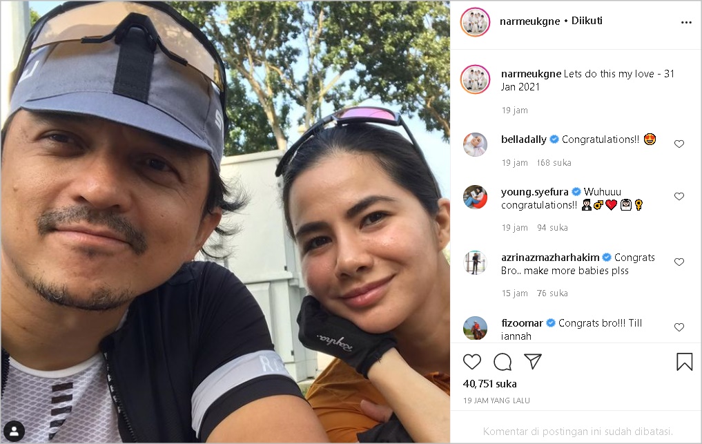 Unggahan Perdana Engku Emran dan Istri Cantik Usai Menikah, Eks Laudya ...