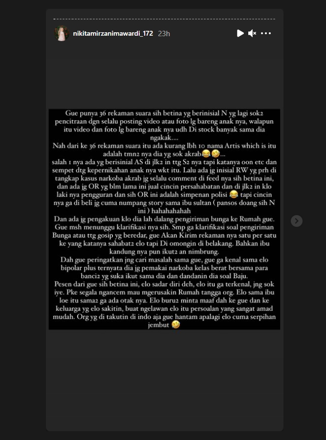 Nikita Mirzani Geram Hingga Blak-blakan Bongkar Sisi Buruk Artis ...