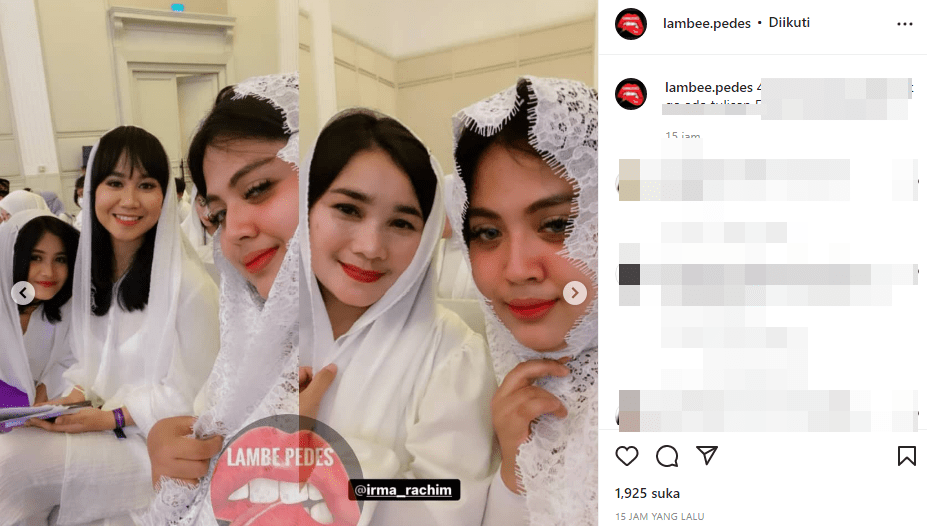 Dandanan 'Menor' Mayang di Pengajian 40 Hari Vanessa Jadi Gunjingan